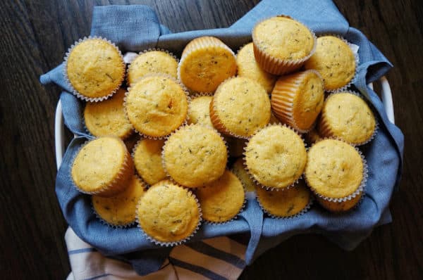 Rosemary Honey Cornbread Muffins - The Windy City Dinner Fairy