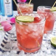 Raspberry Smash Cocktails