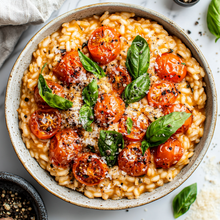 Delicious Instant Pot Cherry Tomato Risotto Recipe