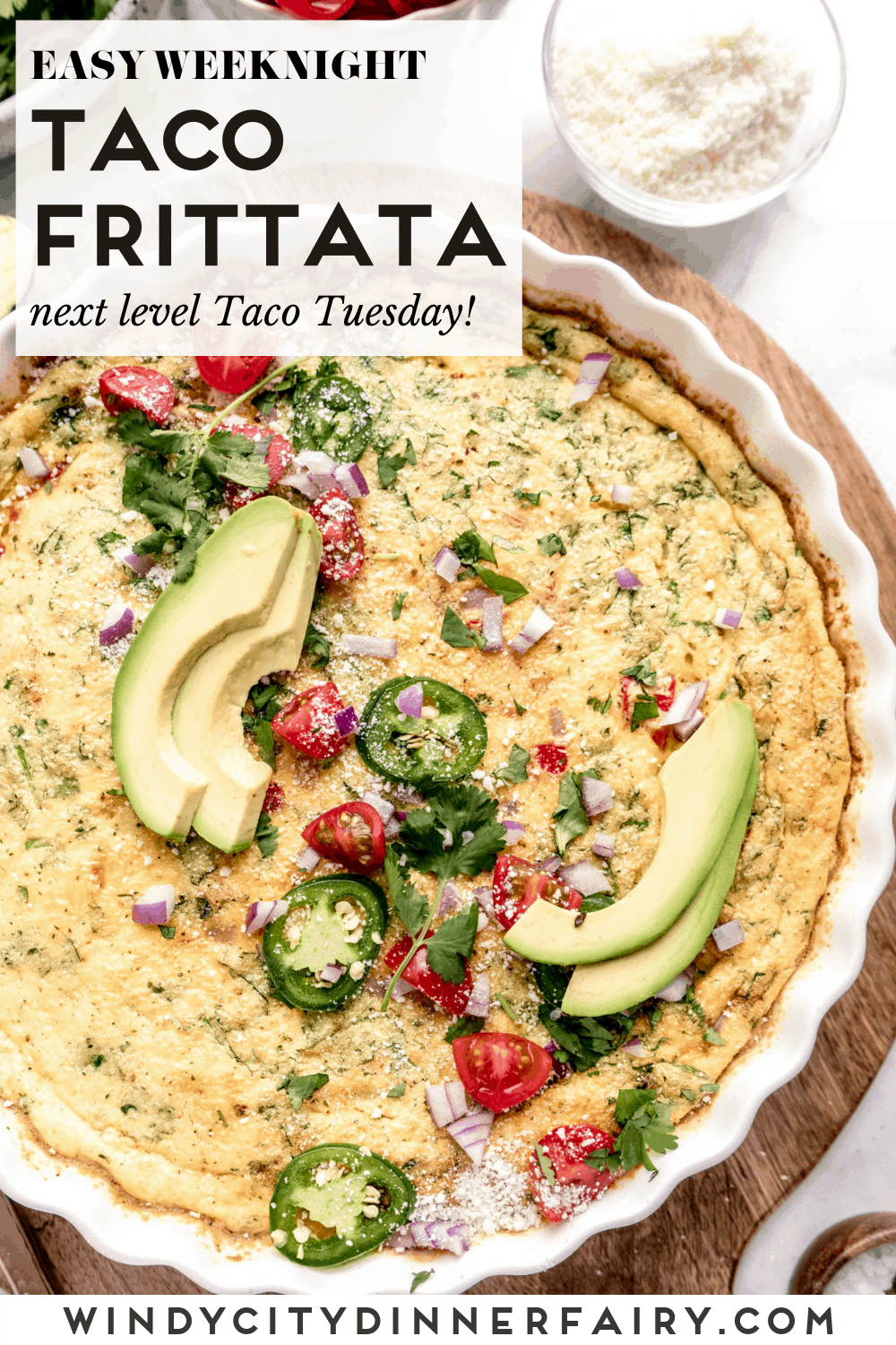 Taco Frittata - The Windy City Dinner Fairy