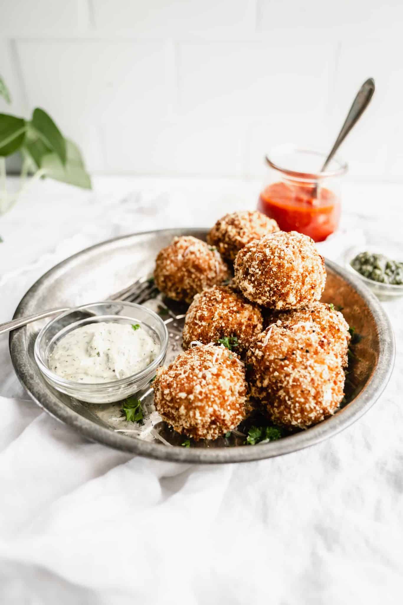 Sweet Corn Arancini - The Windy City Dinner Fairy