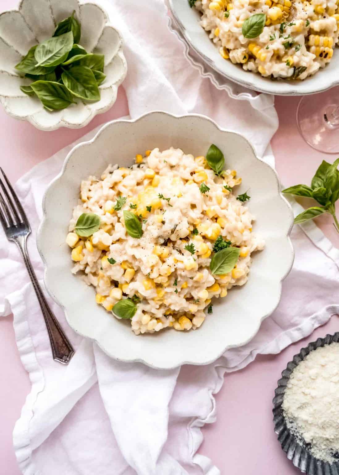 Instant Pot Sweet Corn Risotto - The Windy City Dinner Fairy