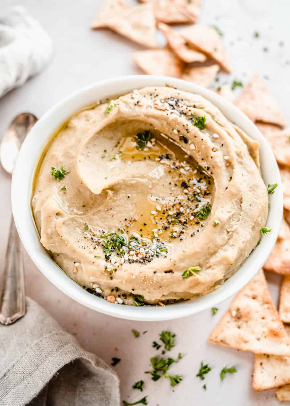Quick & Easy Split Pea Hummus Dip | Windy City Dinner Fairy