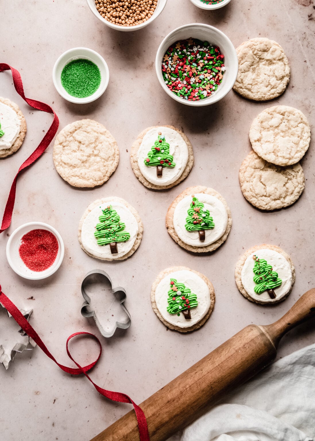 Christmas Tree Cookies | Windy City Dinner Fairy