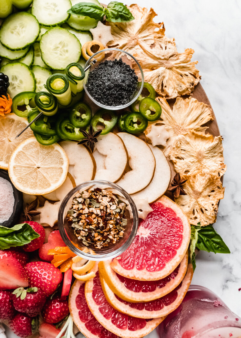 Cocktail Garnish Board - The Windy City Dinner Fairy