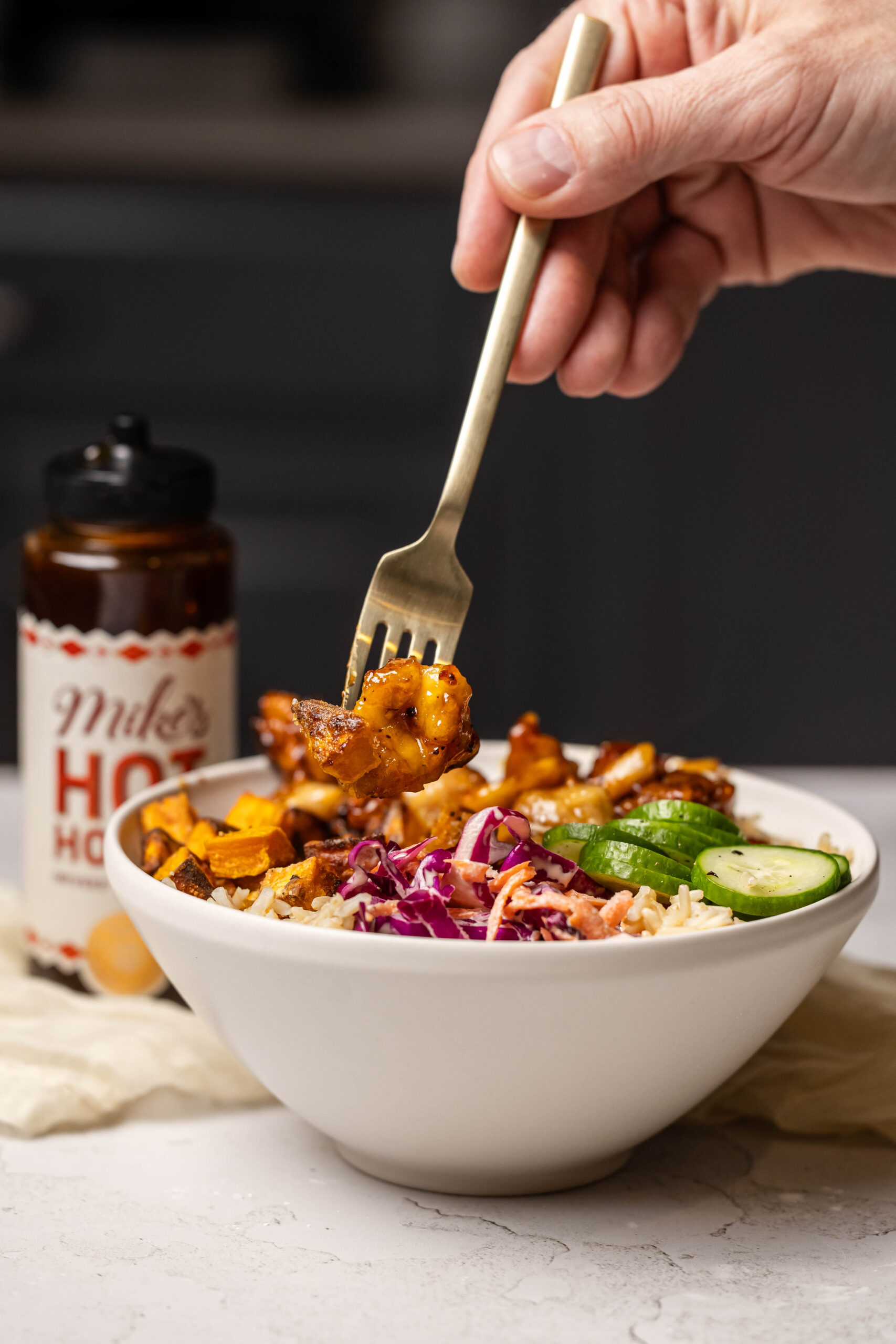 Hot Honey Chicken Bowls: A Customizable Meal Option