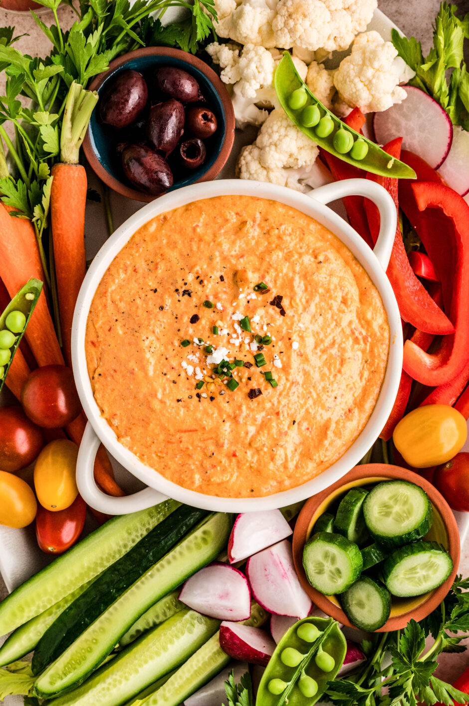 Feta and Red Pepper Dip: A Perfect Appetizer - The Windy City Dinner Fairy